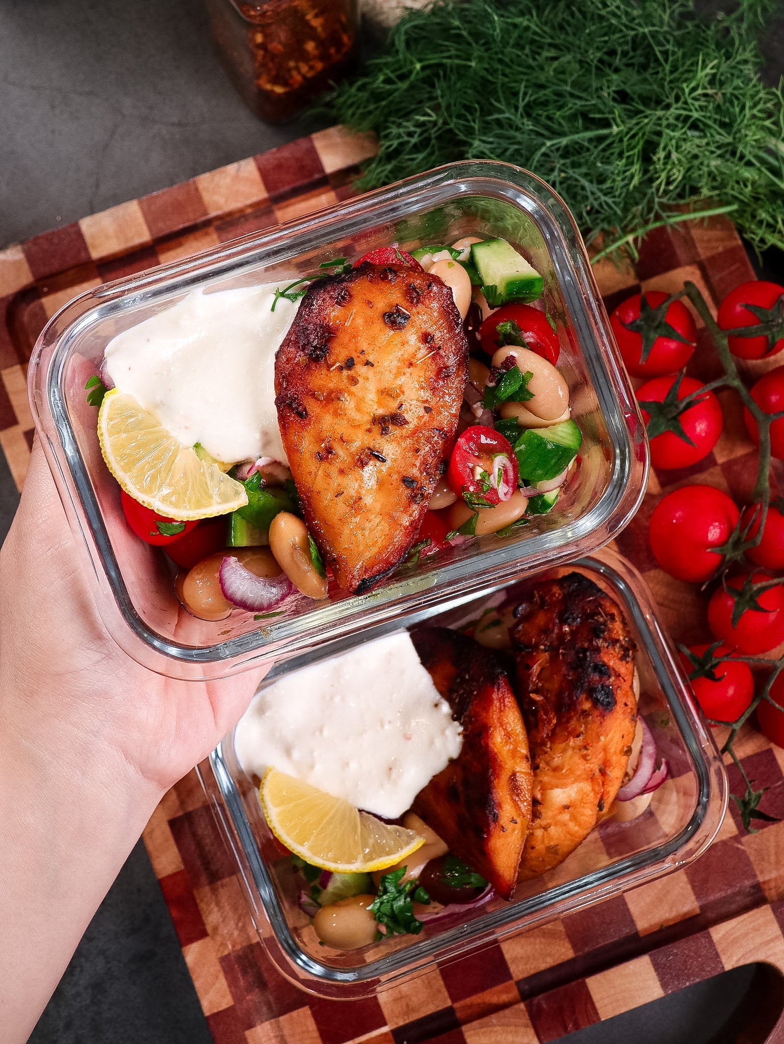 Honey Lemon Chicken and Butter Bean Salad – Zing Wellbeing