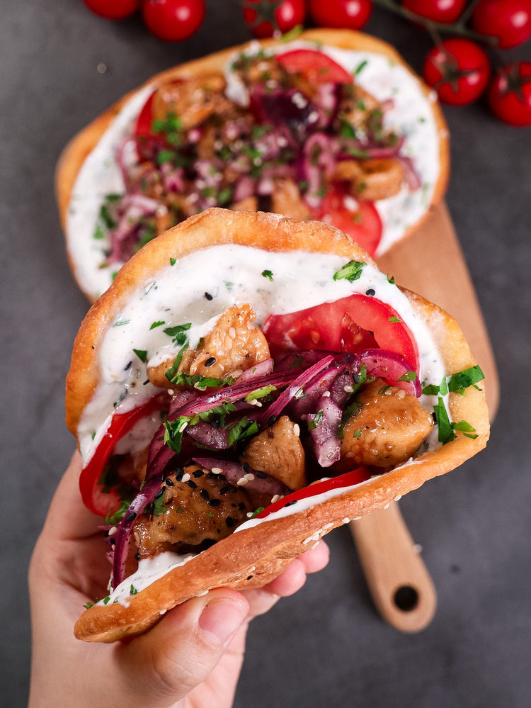 Mediterranean Chicken Wraps – Zing Wellbeing