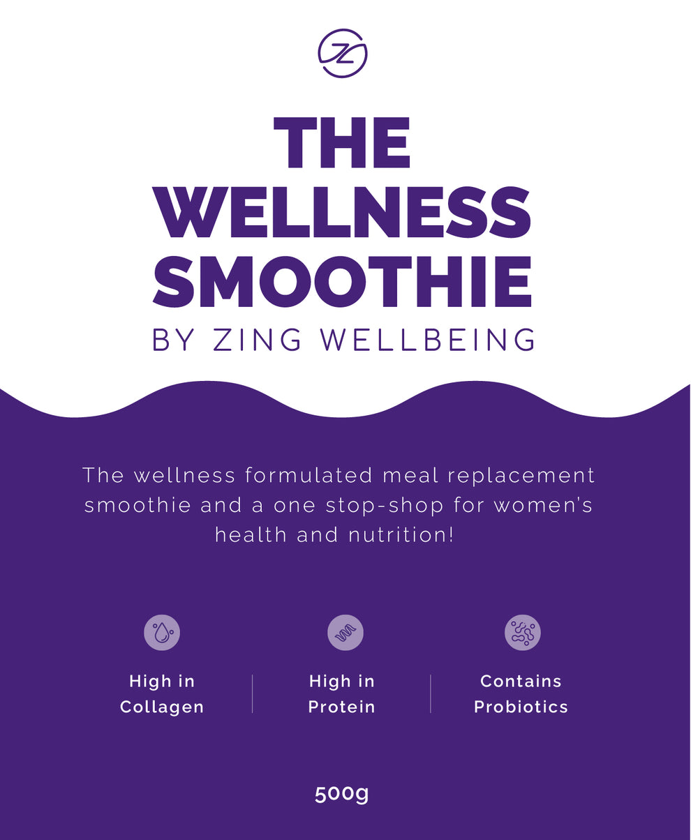 The Wellness Smoothie - Vanilla Flavour – Zing Wellbeing